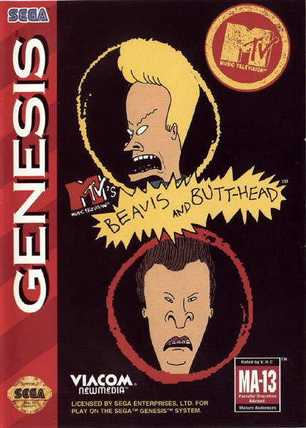 Jogo Beavis and Butthead para Mega Drive - Dicas, análise e imagens
