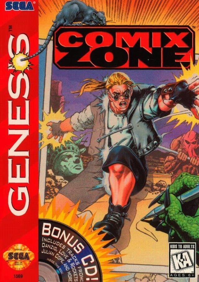 Jogo Comix Zone para Mega Drive - Dicas, análise e imagens