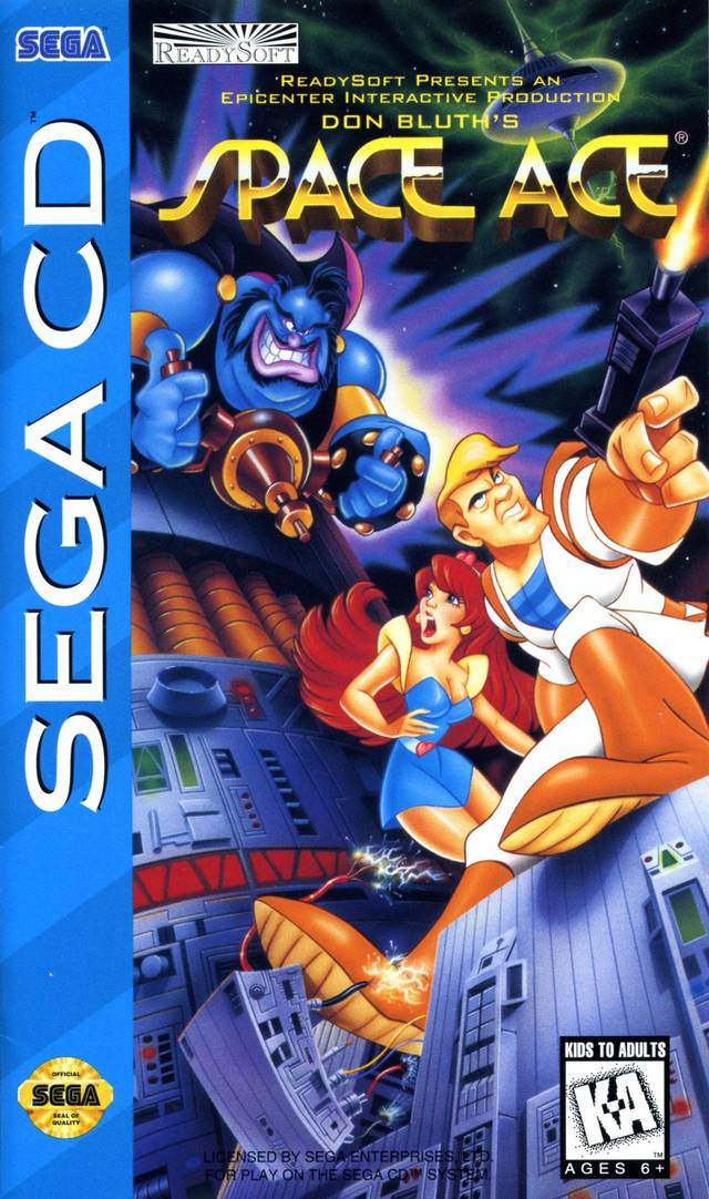 Jogo Space Ace para Sega CD - Dicas, análise e imagens
