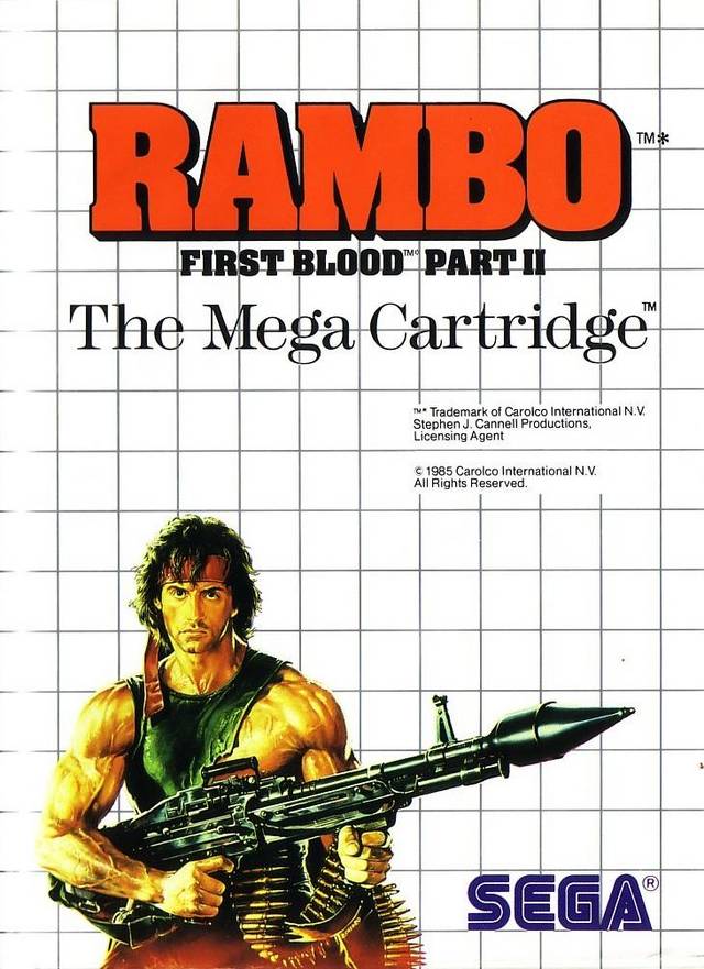 Jogo Rambo: First Blood Part II para Master System - Dicas, análise e ...