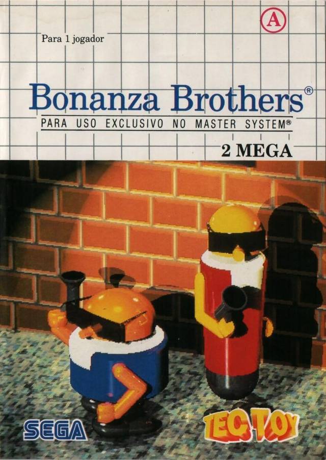 Jogo Bonanza Bros. para Master System - Dicas, análise e imagens